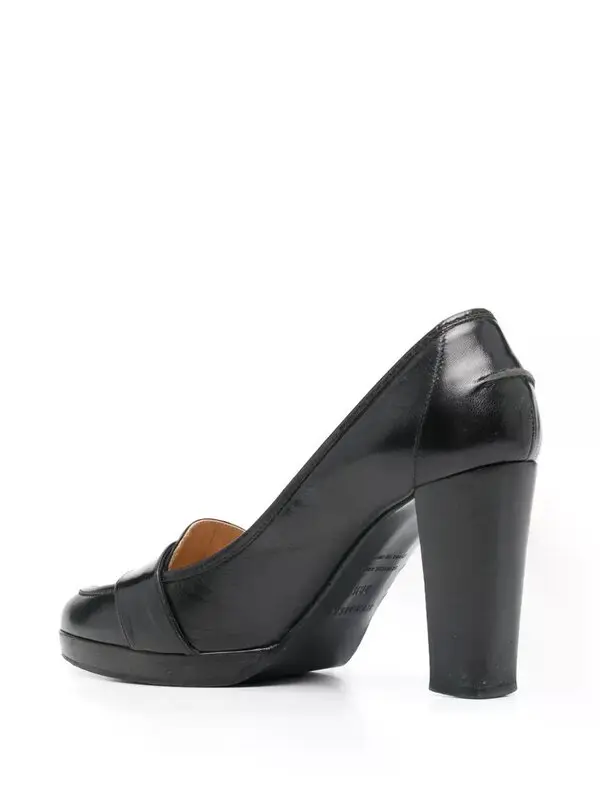 Hermès 2000s 90mm Leather Pumps