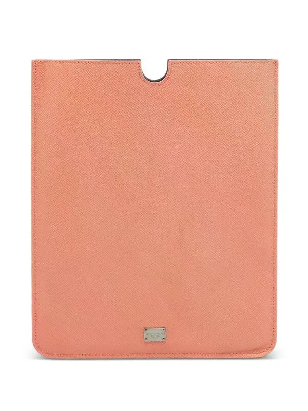 Dolce & Gabbana Leather Ipad Case - Orange