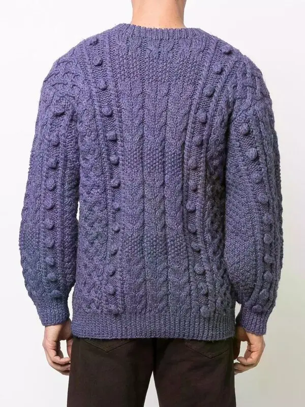 Issey Miyake 1980s Chunky Cable-knit Jumper