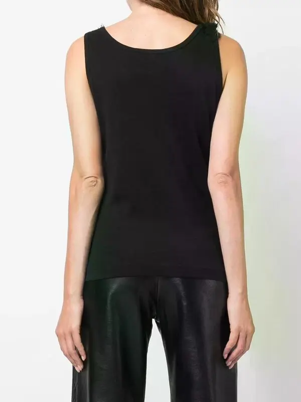 Givenchy 2000s Ruffled-detail Tank Top