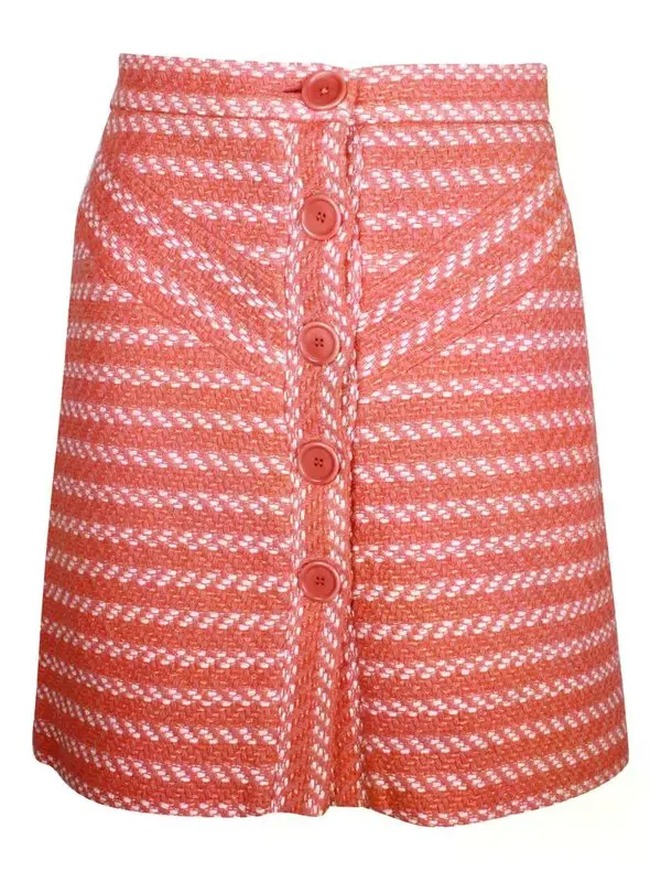 Maje Button-front A-line Mini Skirt