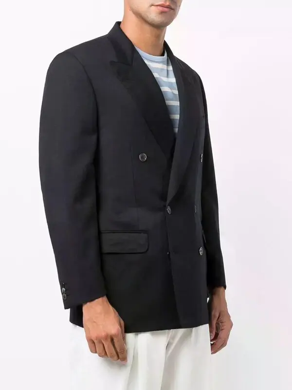 Pierre Cardin 1990s Double-breasted Wool Blazer