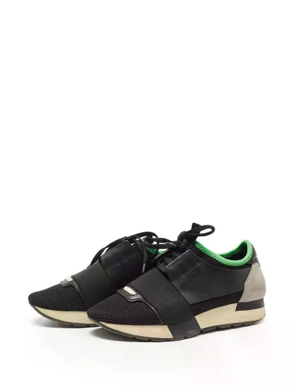 Balenciaga Panelled Sneakers - Black