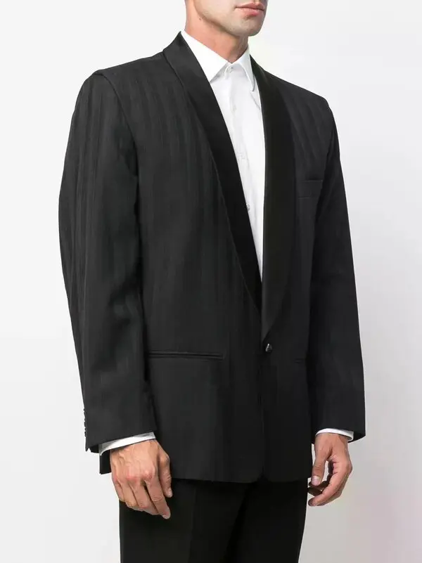 Pierre Cardin 1980s Striped Dinner Jacket