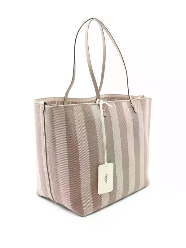 Fendi Striped Tote Bag