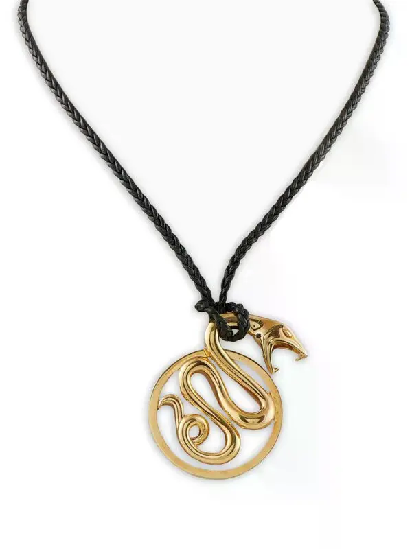Boucheron 18k Yellow Serpent Pendant Necklace - Gold