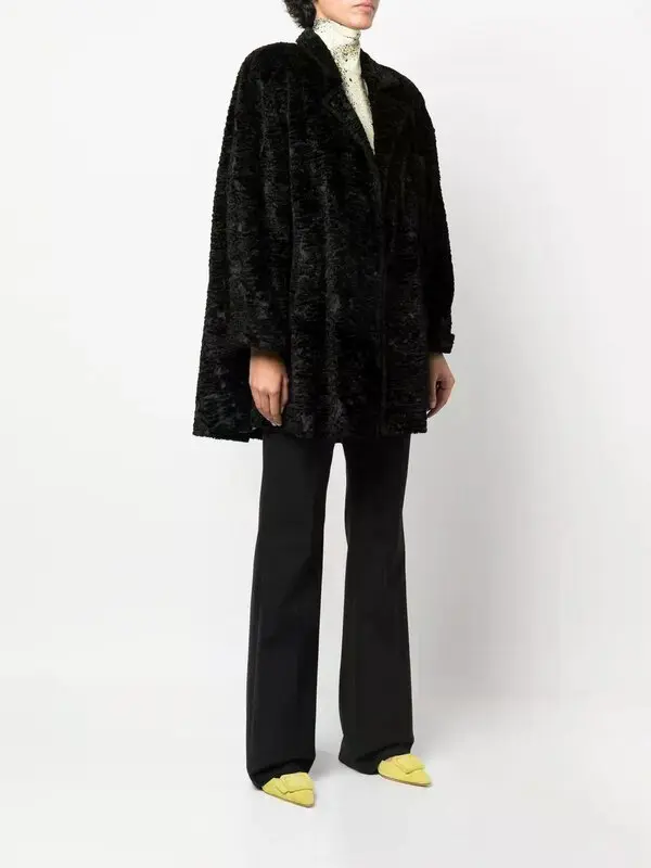 A.N.G.E.L.O. VINTAGE CULT 1980s Faux-fur Buttoned Coat