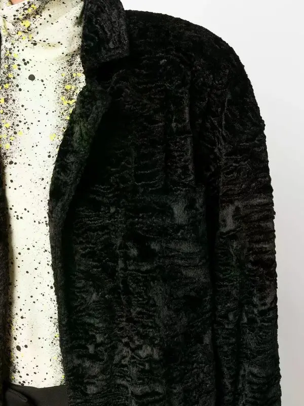 A.N.G.E.L.O. VINTAGE CULT 1980s Faux-fur Buttoned Coat