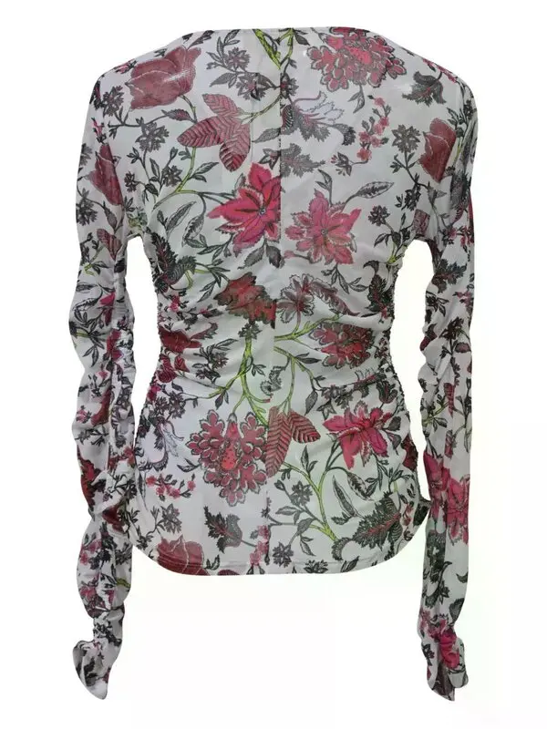 Diane Von Furstenberg Floral-print Top
