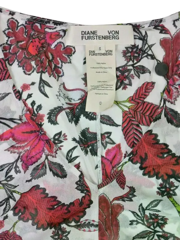 Diane Von Furstenberg Floral-print Top