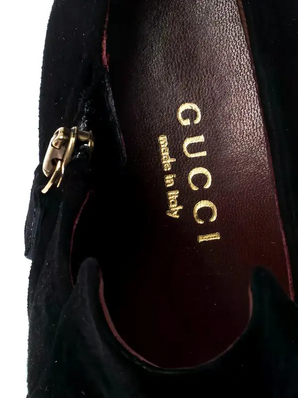 Gucci 105mm Suede Ankle Boots