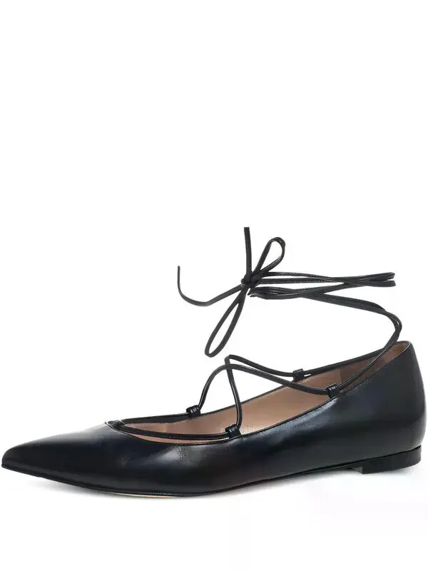 GIANVITO ROSSI Leather Ballet Flats
