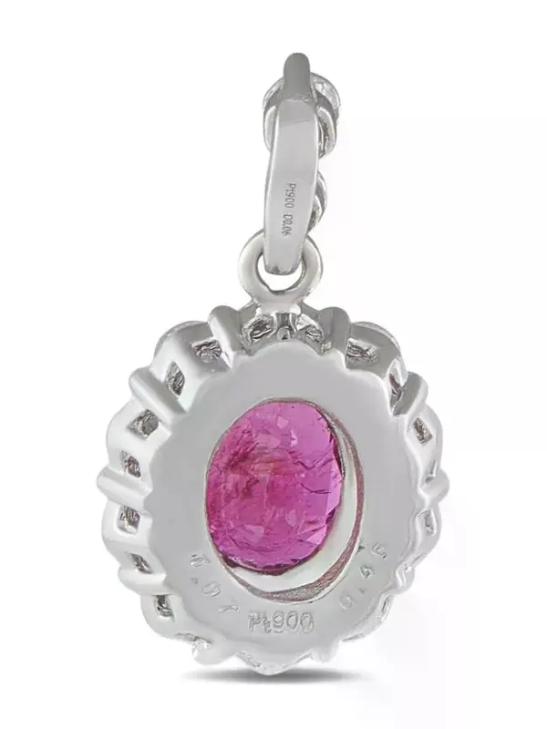 LB EXCLUSIVE Platinum, Diamond And Ruby Pendant