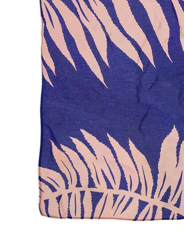 Vionnet Leaf-print Silk Scarf