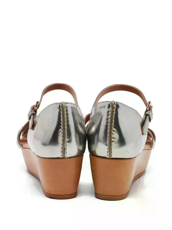 TOD'S 60mm Metallic Platform Sandals
