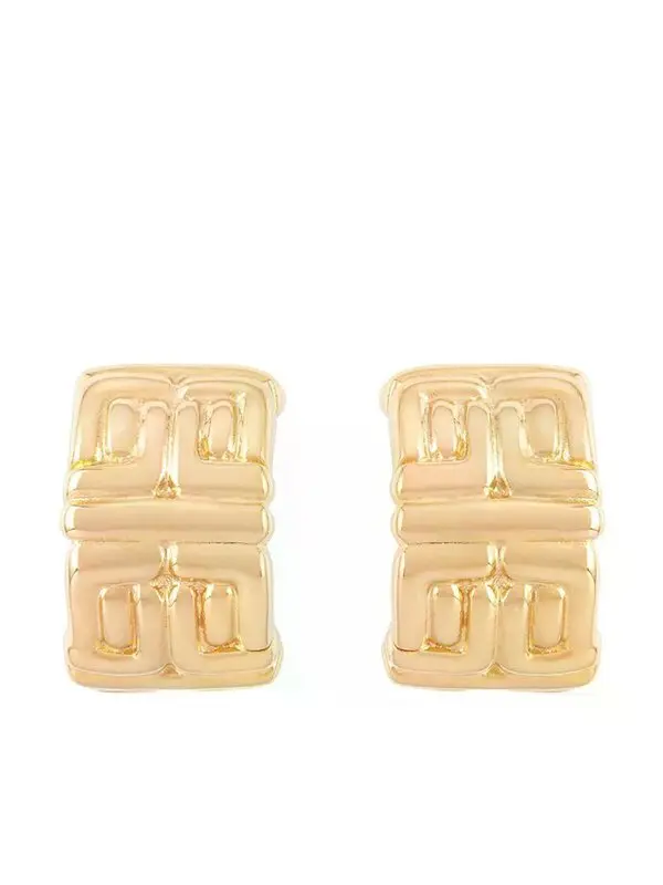Givenchy 1980s 4g-motif Clip-on Earrings - Gold