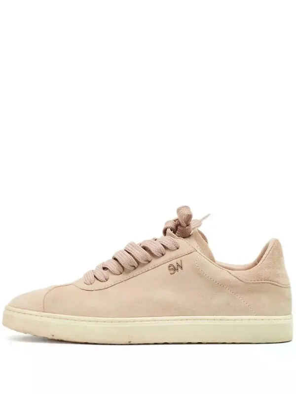STUART WEITZMAN Suede Low-top Sneakers