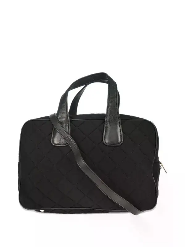 Prada 2010s Logo-plaque Two-way Tote Bag