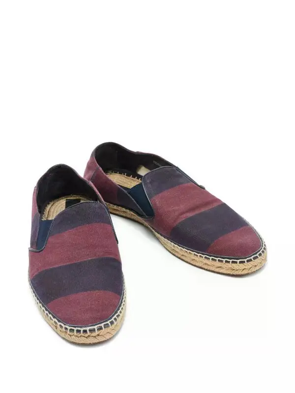 Burberry Striped Espadrilles