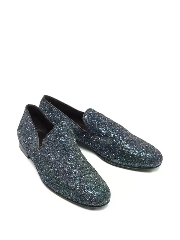 JIMMY CHOO Glitter Loafers