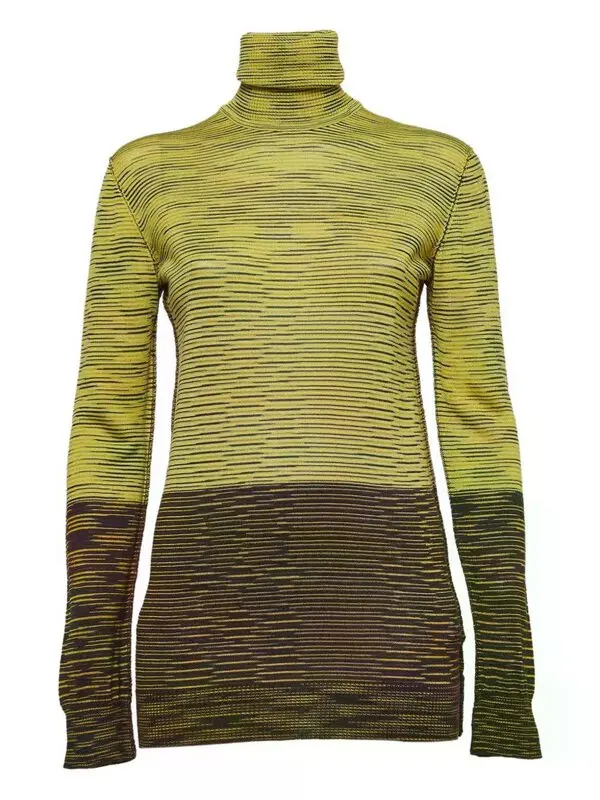 Missoni Striped Turtleneck Top