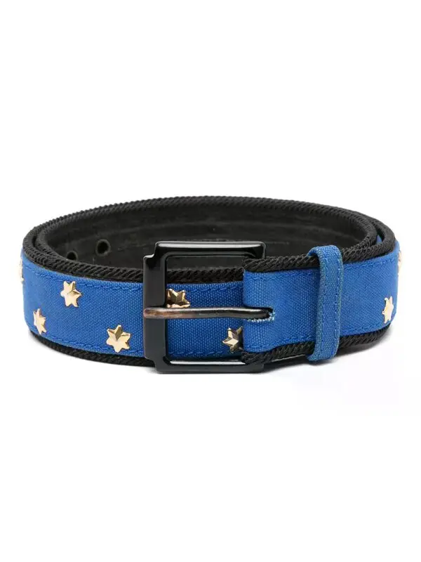 Saint Laurent Pre-owned 1980s Star-studded Belt - Blue