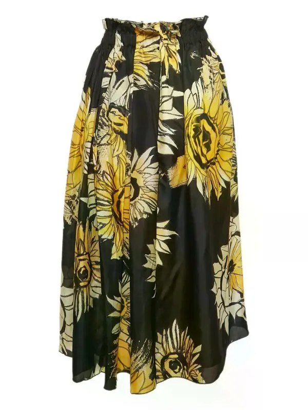 N°21 Sunflower-print Skirt
