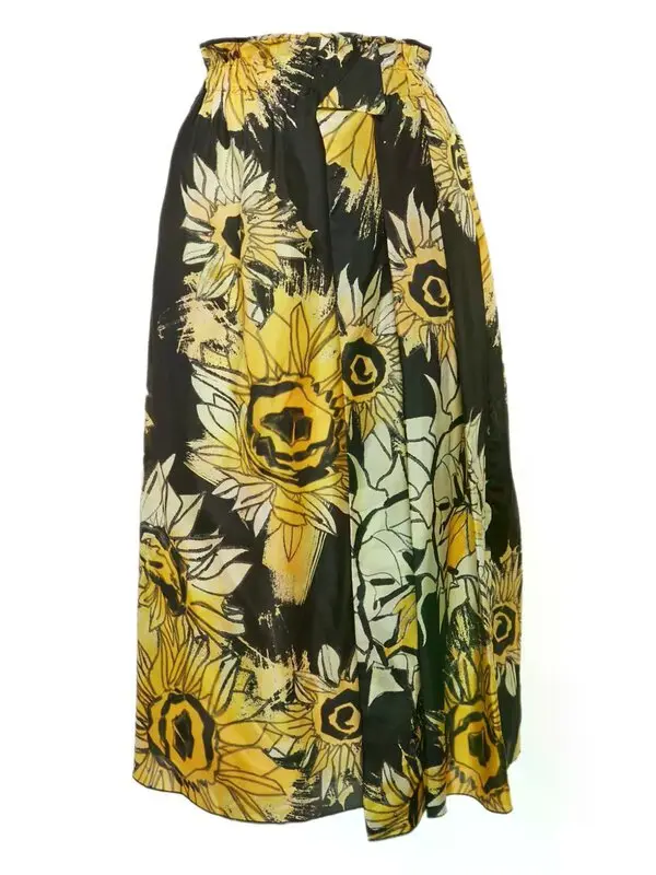 N°21 Sunflower-print Skirt