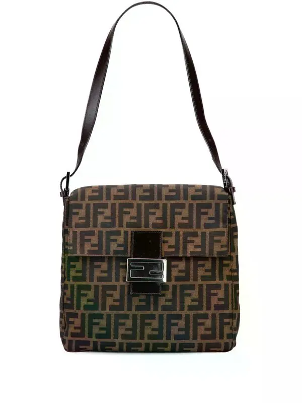 Fendi 20th Century Zucca Canvas Shoulder Bag - Brown