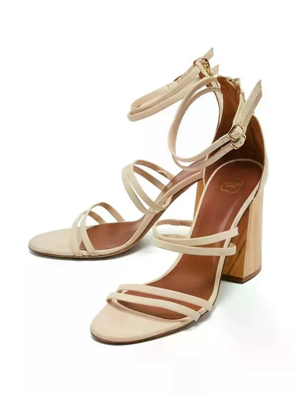 MALONE SOULIERS 100mm Leather Sandals