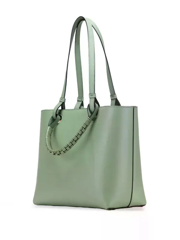 Loewe Anagram Tote Satchel - Green