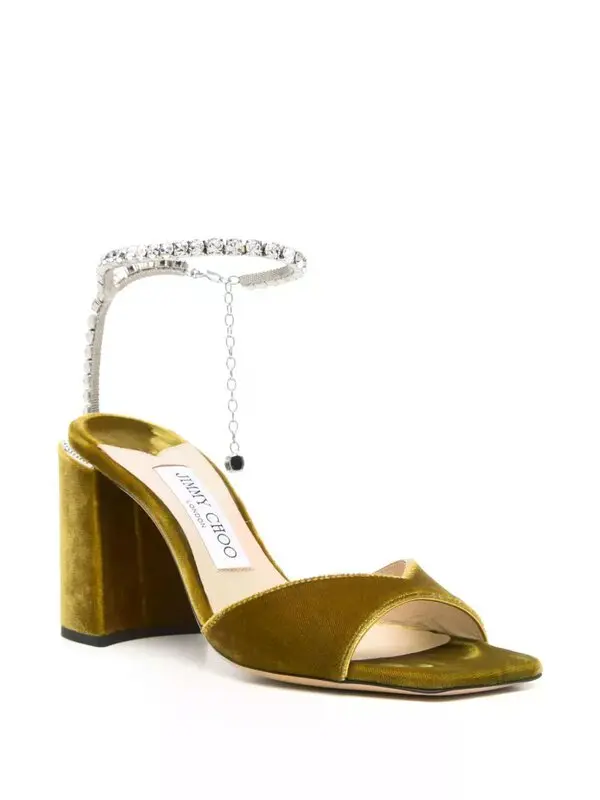 JIMMY CHOO 85mm Saeda Sandals