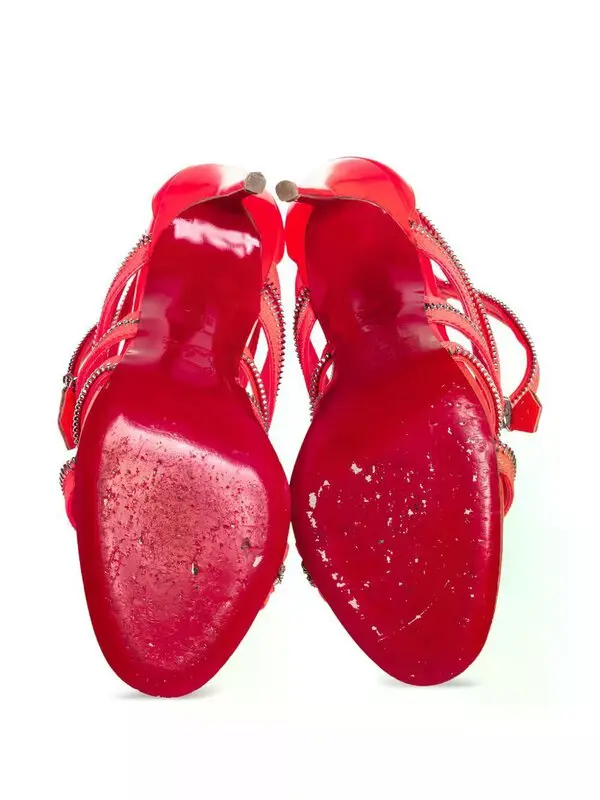 CHRISTIAN LOUBOUTIN 100mm Unzip Sandals