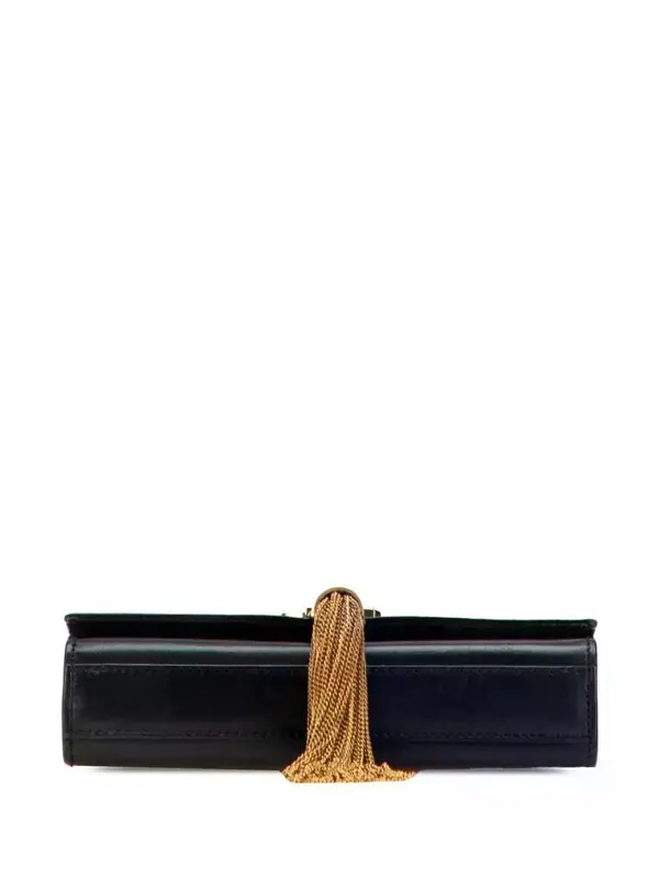 Saint Laurent Monogram Kate Tassel Crossbody Bag - Black