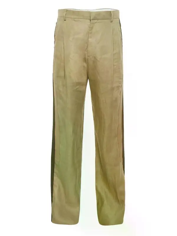 Givenchy Paneled Linen Trousers