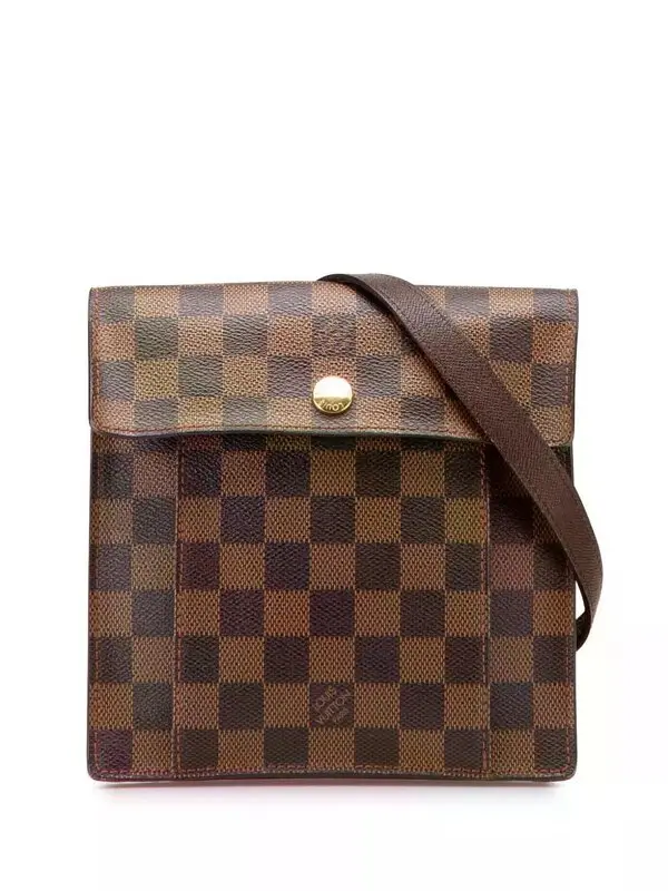 LOUIS VUITTON 2001 Damier Ebene Pimlico Crossbody Bag