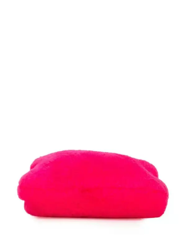 Bottega Veneta Mini Shearling Jodie Hobo Bag - Pink