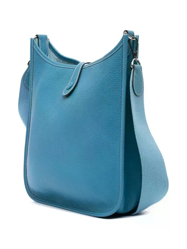 Hermès 2006 Clemence Evelyne I 29 Crossbody Bag - Blue