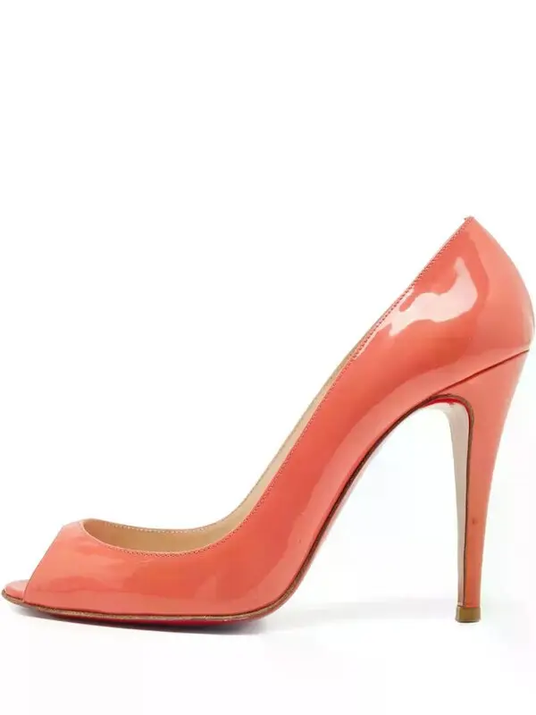 CHRISTIAN LOUBOUTIN 100mm Flo Pumps - Orange