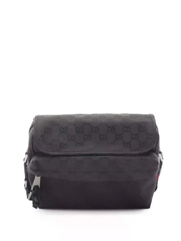 Gucci Gg Nylon Web Nexus Crossbody Bag