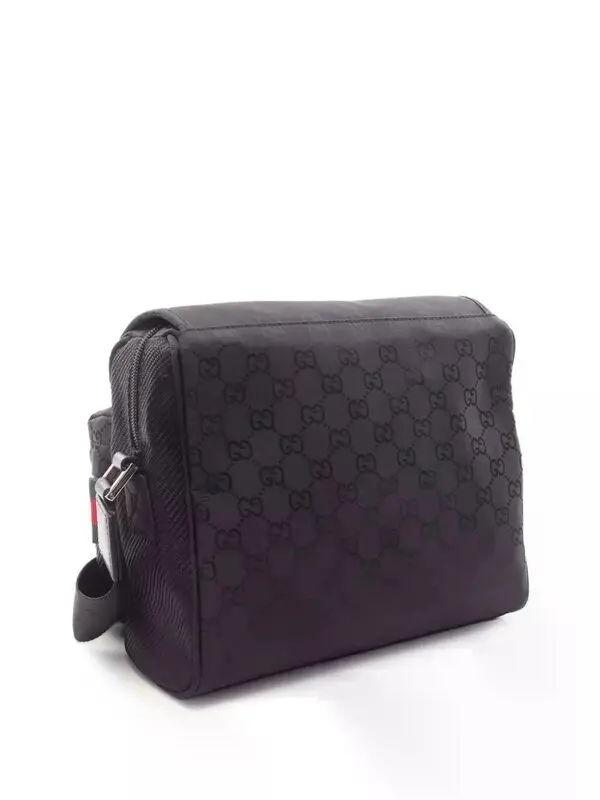 Gucci Gg Nylon Web Nexus Crossbody Bag