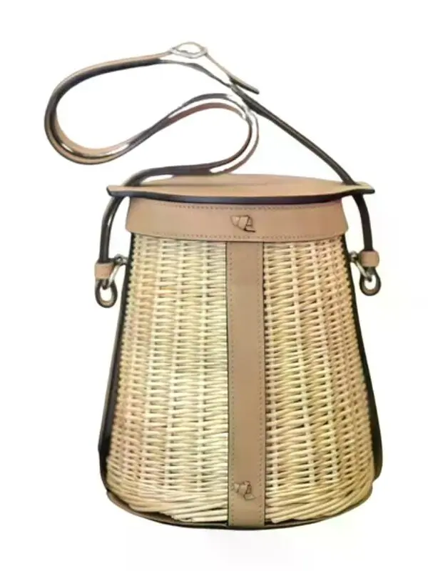 Hermès Swift Wicker Sac Farming Picnic Bag
