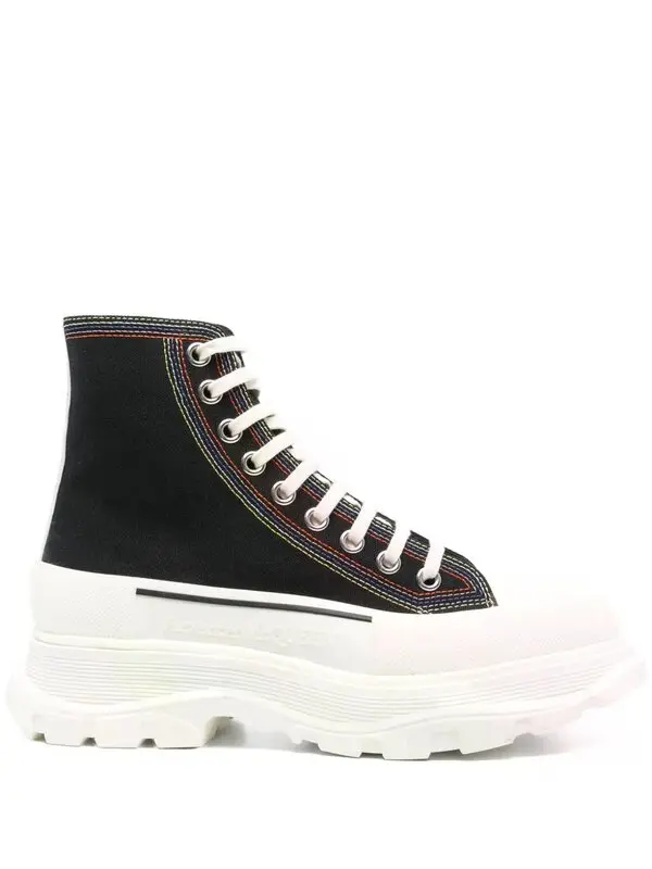 Alexander McQueen Tread Slick Sneakers - Black