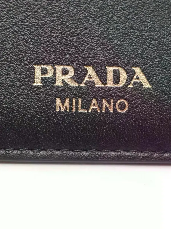 Prada 2010-2025 Soft Grained Leather Card Holder