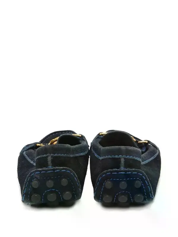 LOUIS VUITTON Oxford Suede Loafers