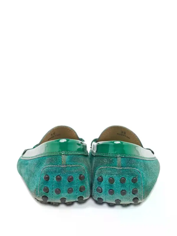 TOD'S Suede Loafers - Green