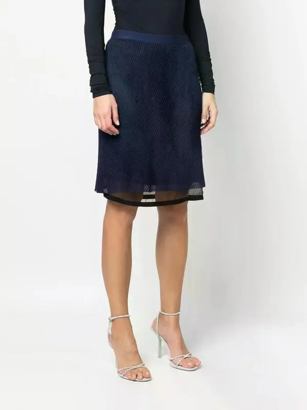 Dior Layered Mesh Skirt
