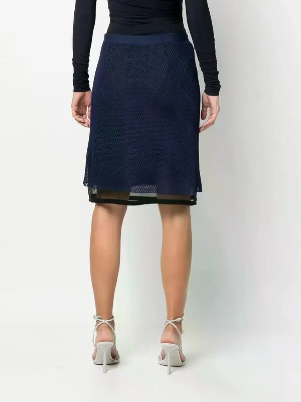 Dior Layered Mesh Skirt
