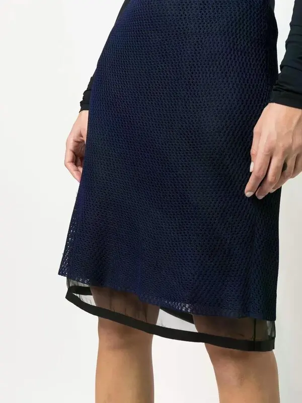 Dior Layered Mesh Skirt