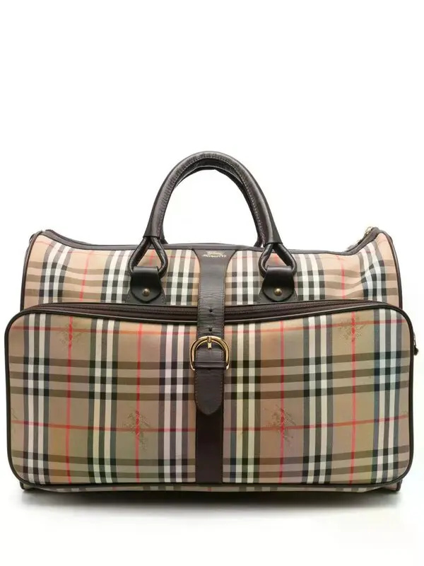 Burberry 1990s Check-print Travel Bag